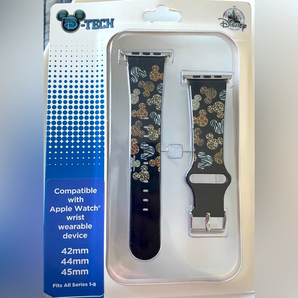 Disney | Accessories | Disney Dtech Mickey Animal Print Smart Watch ...